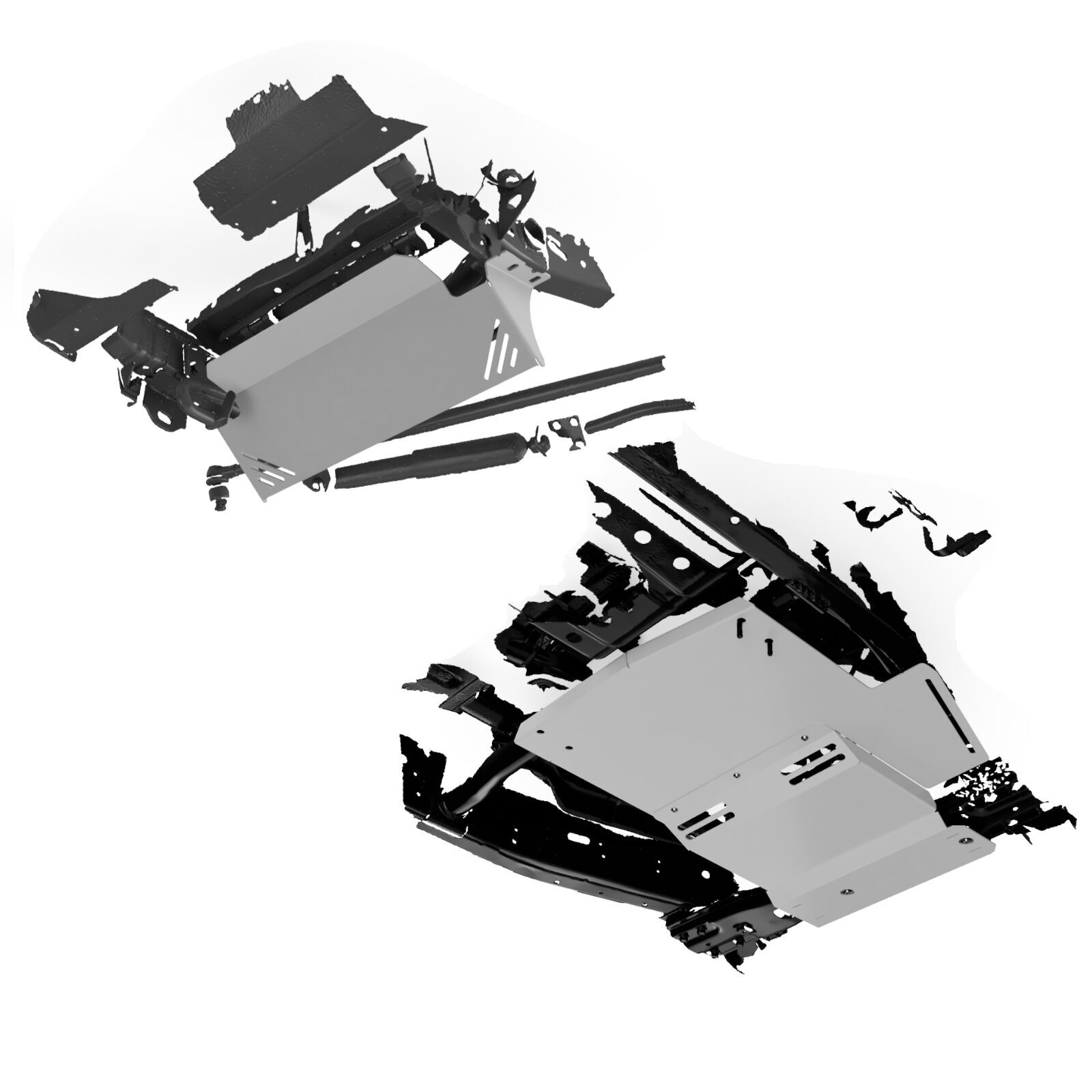 Vonnies Heavy Duty Bash Plates For Nissan Patrol GU 4.2L 1997-ON