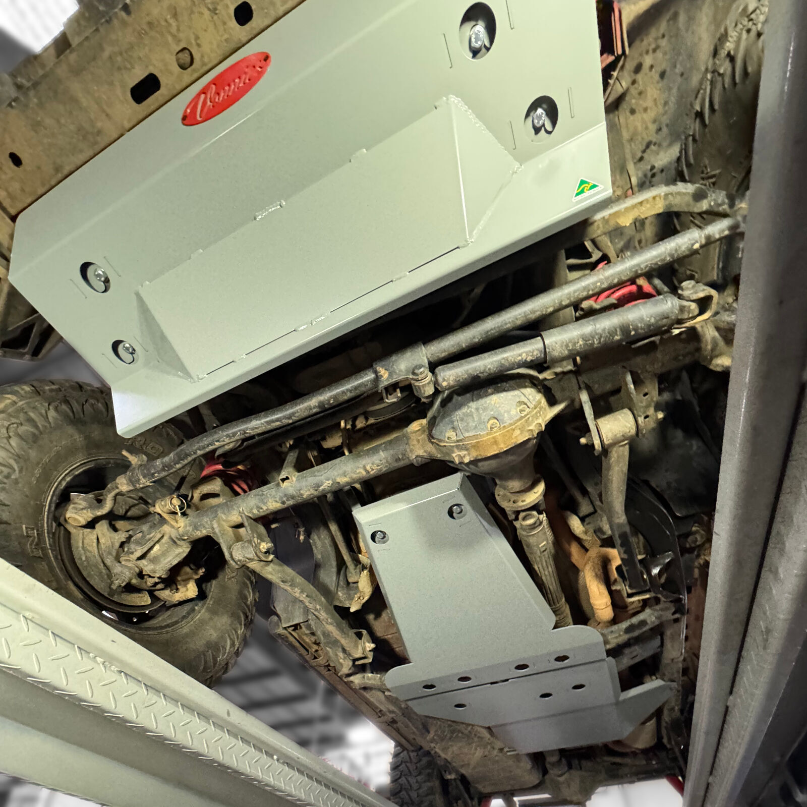 Vonnies Heavy Duty Bash Plates Grey(1st/2nd/3rd) For Jeep Wrangler JK ...