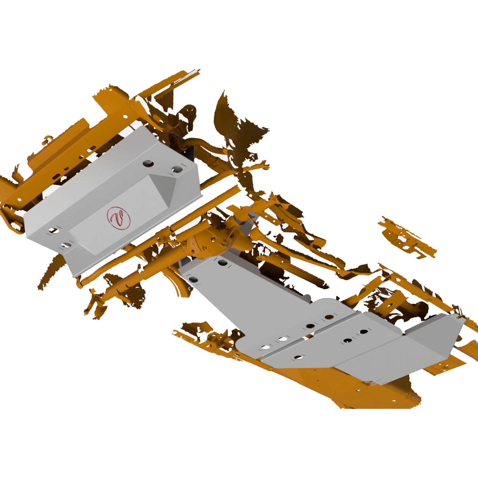 Vonnies Heavy Duty Bash Plates Grey(1st/2nd/3rd) For Jeep Wrangler JK ...