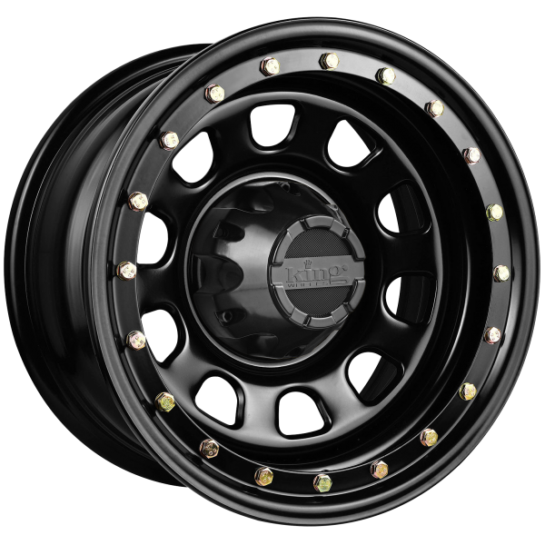 King Wheels D-Locker Black Steel Wheels - 17x10 6/139.7 44n